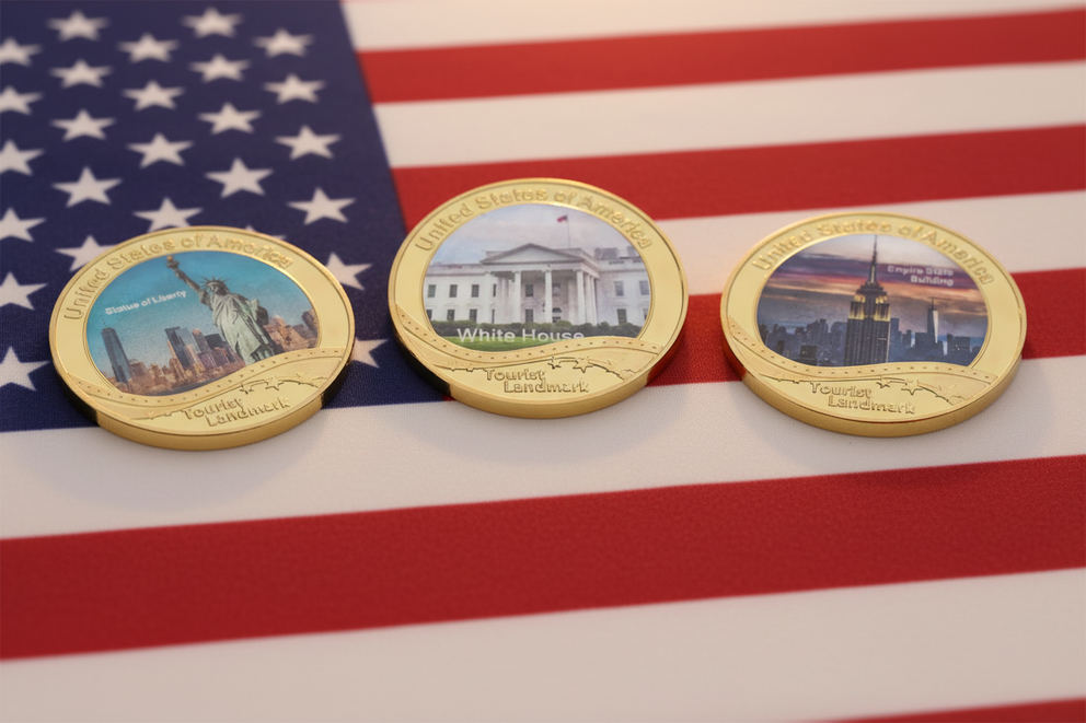 American Landmark Coins: Statue of Liberty, Golden Gate & More ...